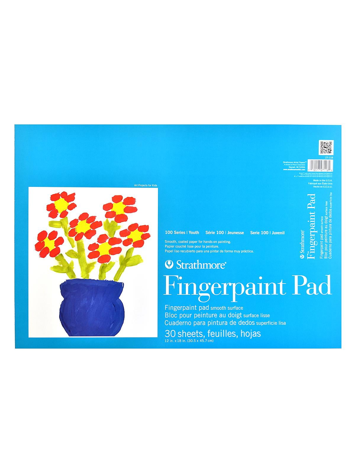 Kids Finger Painting Book fingerpaint pad (pack of 4) - Walmart.com