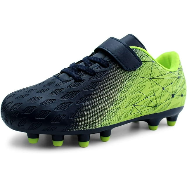 Kids Firm Ground Soccer Cleats Boys Girls Athletic Outdoor Football ...