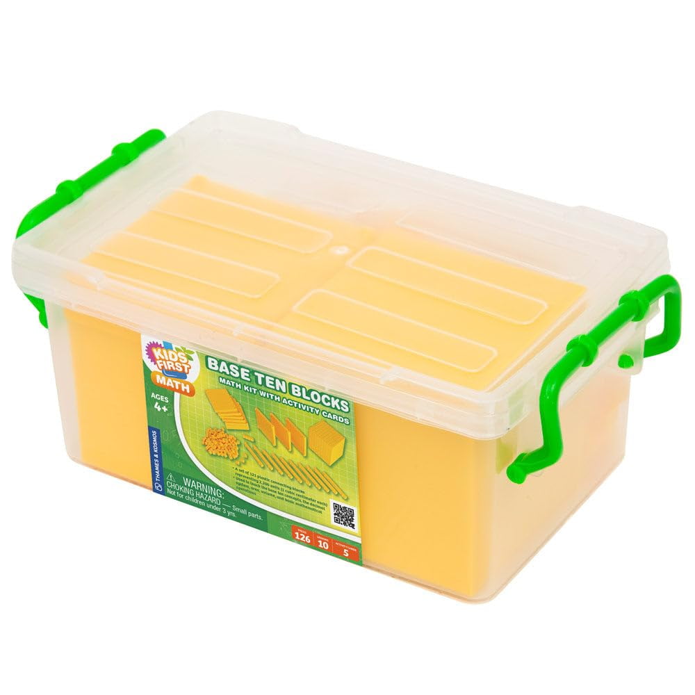 Kids First: Base Ten SSF20 Blocks | 121 Piece w/ Activity Cards ...