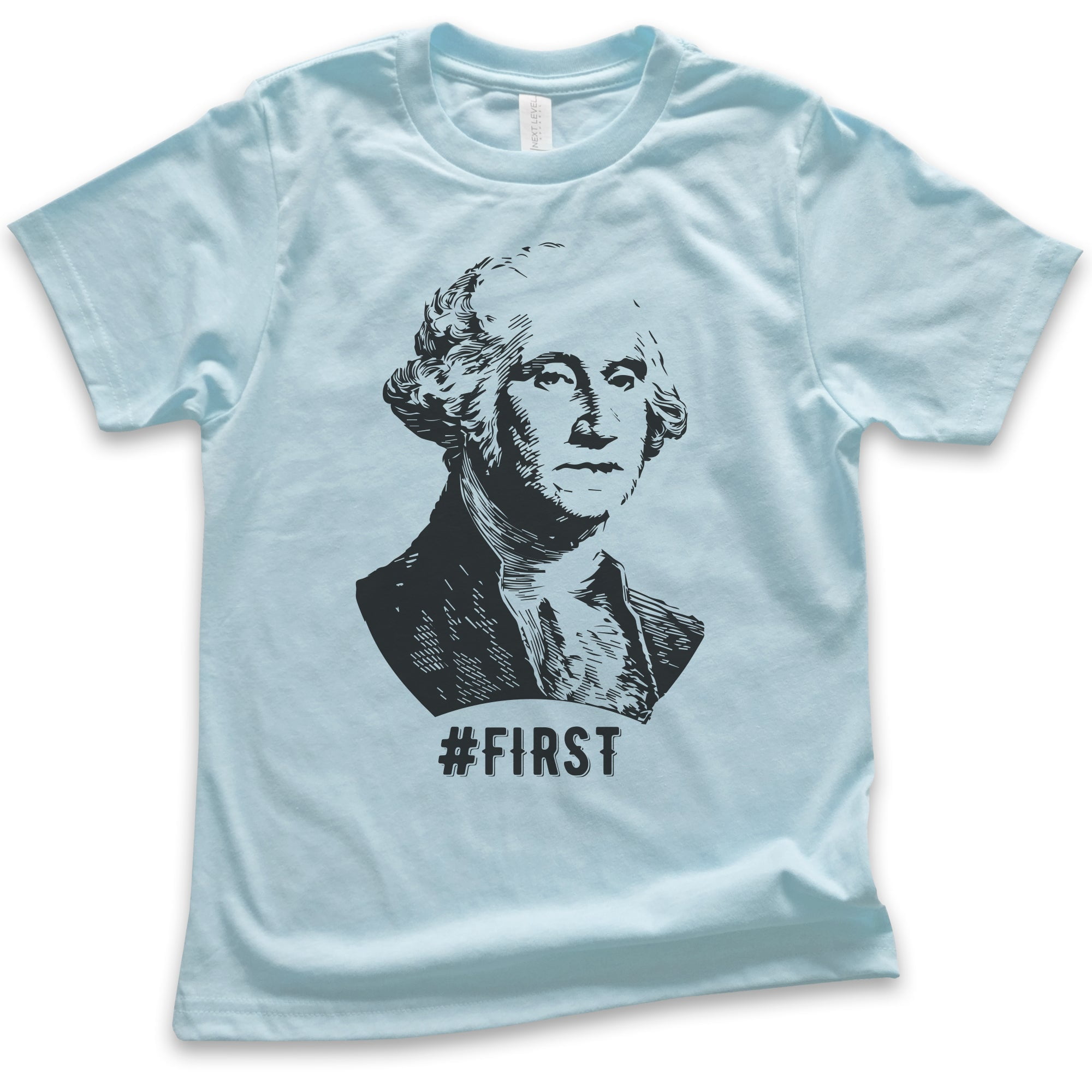 Kids First! George Washington Shirt, Youth Kids Boy Girl T-Shirt, Funny ...
