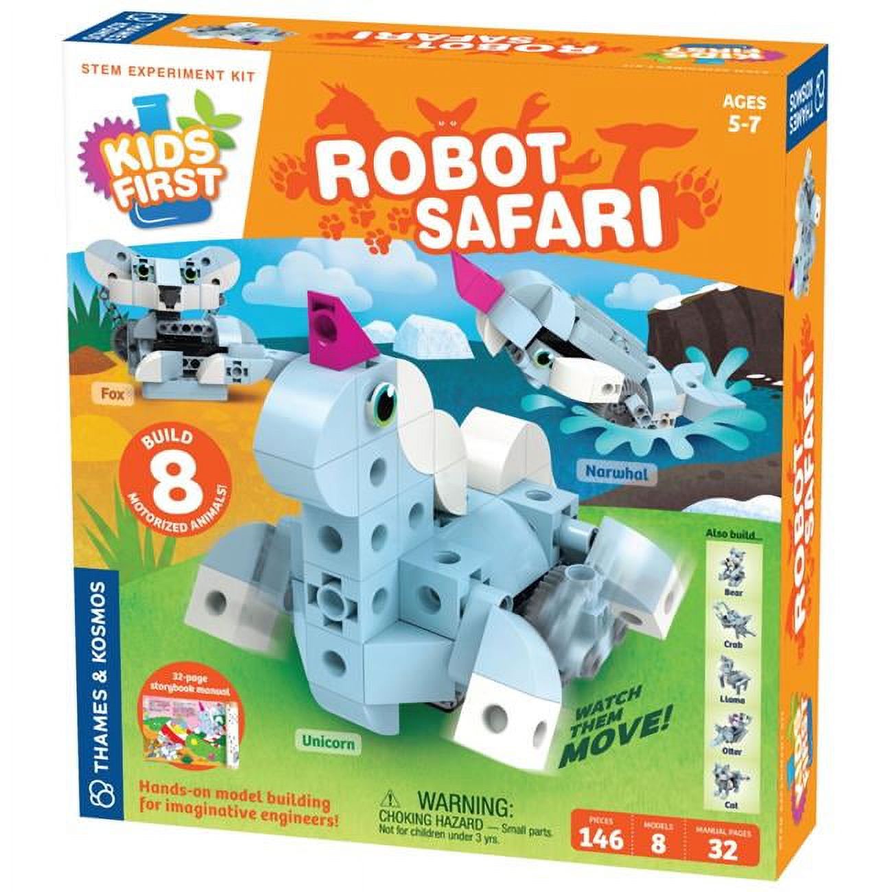 Kids First Robot Safari - Introduction to Motorized Machines - Walmart.com