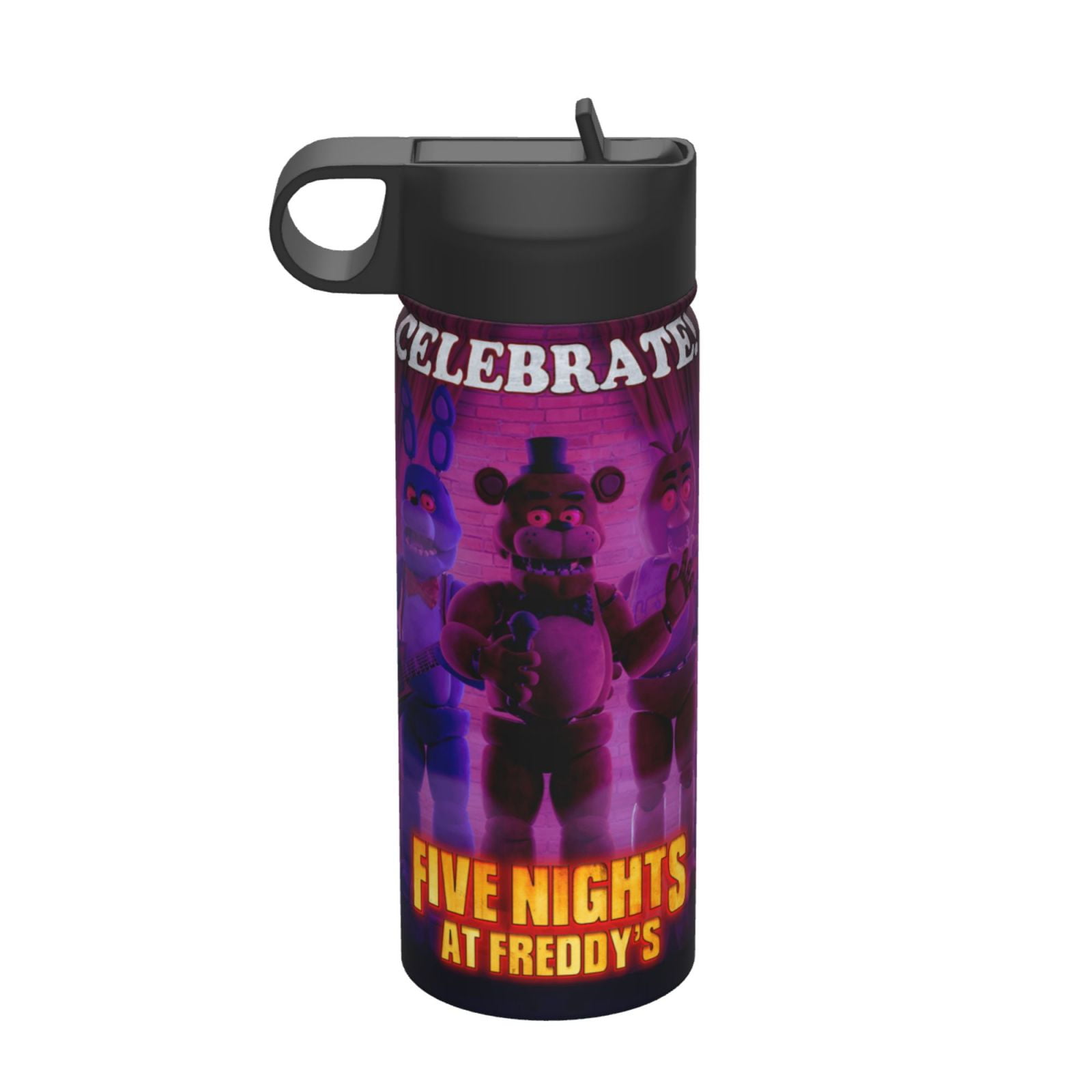 Kids Five Nights At Freddy's Water Bottle Vacuum Insulated Stainless ...