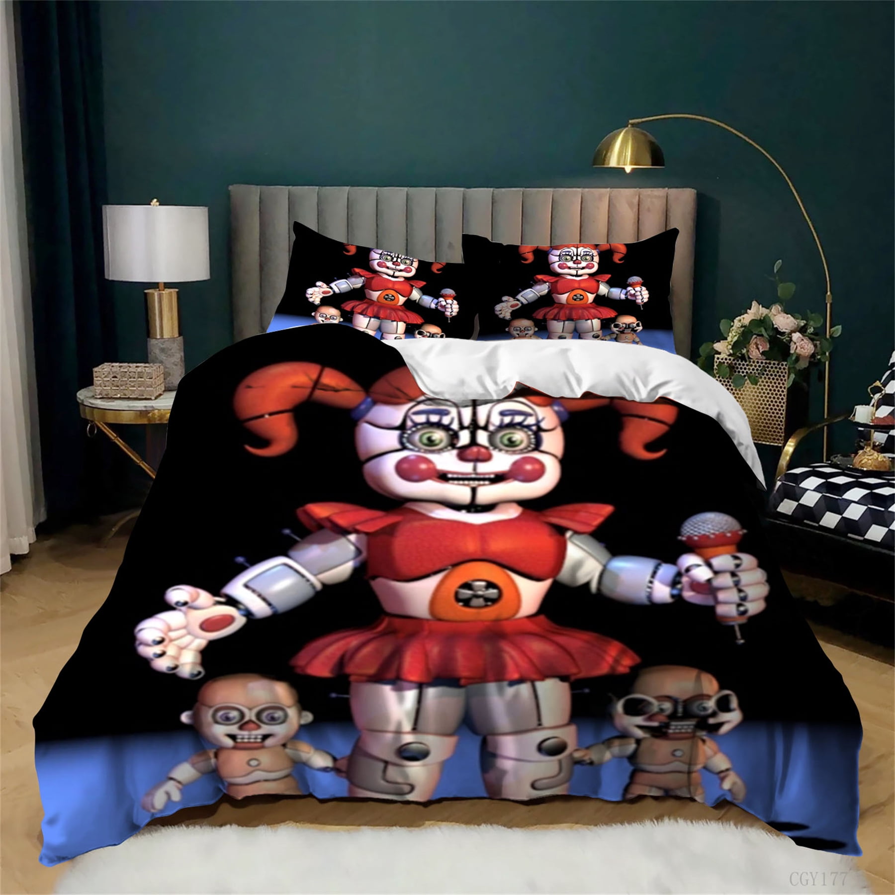 Kids Five Nights at Freddy's Duvet Cover Set Full Size 3 Pieces ...