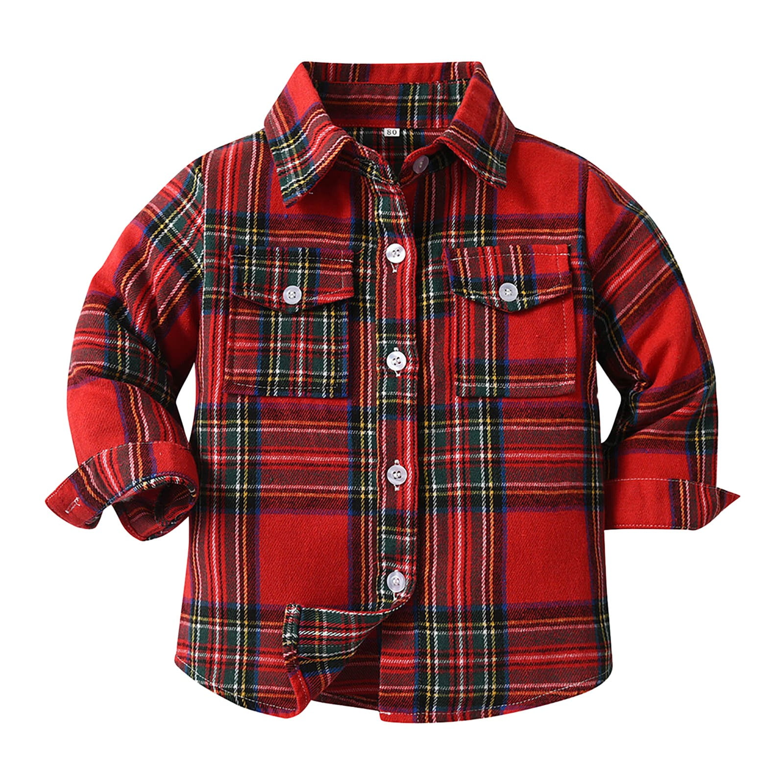 Kids Flannel Shirt Toddler Long Sleeve Shirt Girl Baby Toddler Boys ...
