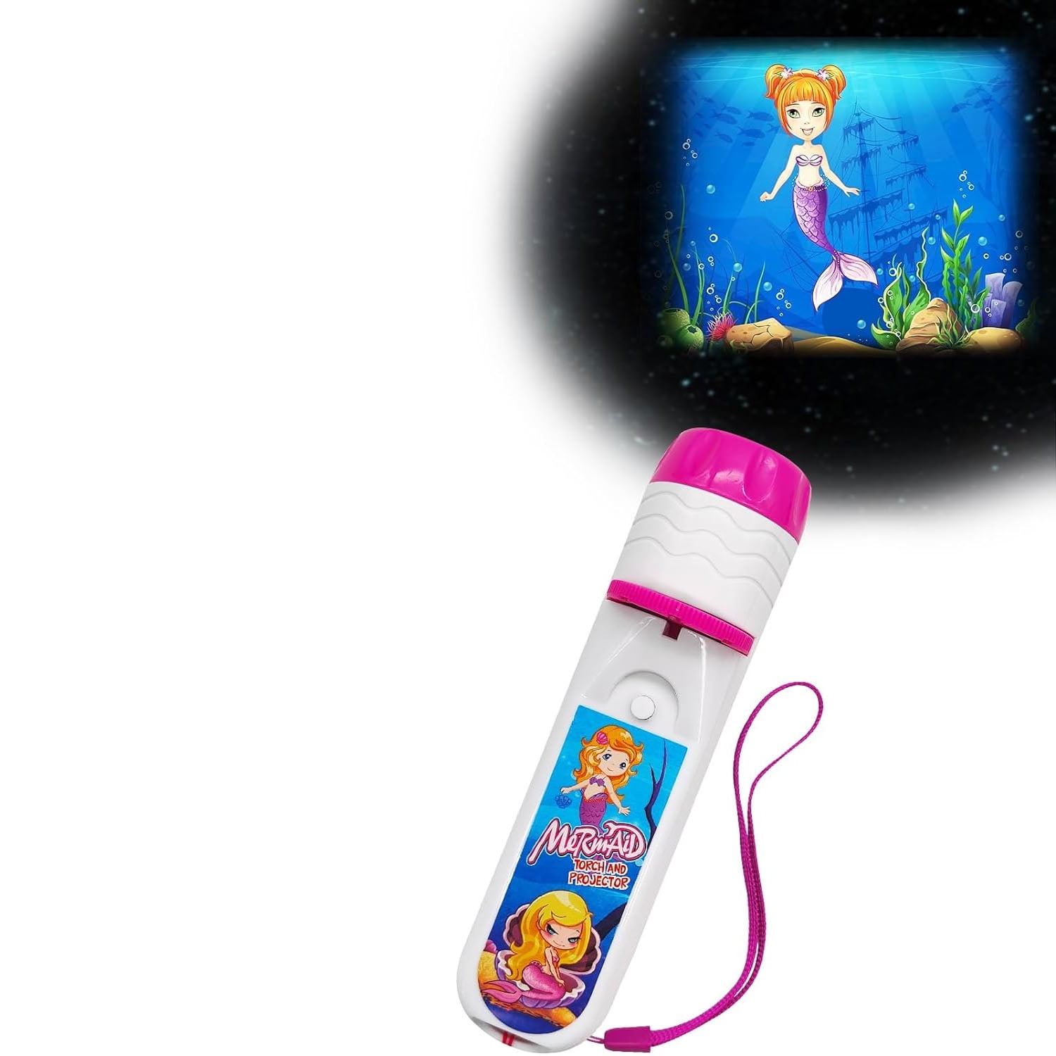 Kids Flashlight, Mermaid Torch and Projector with 3 Discs 24 Images ...