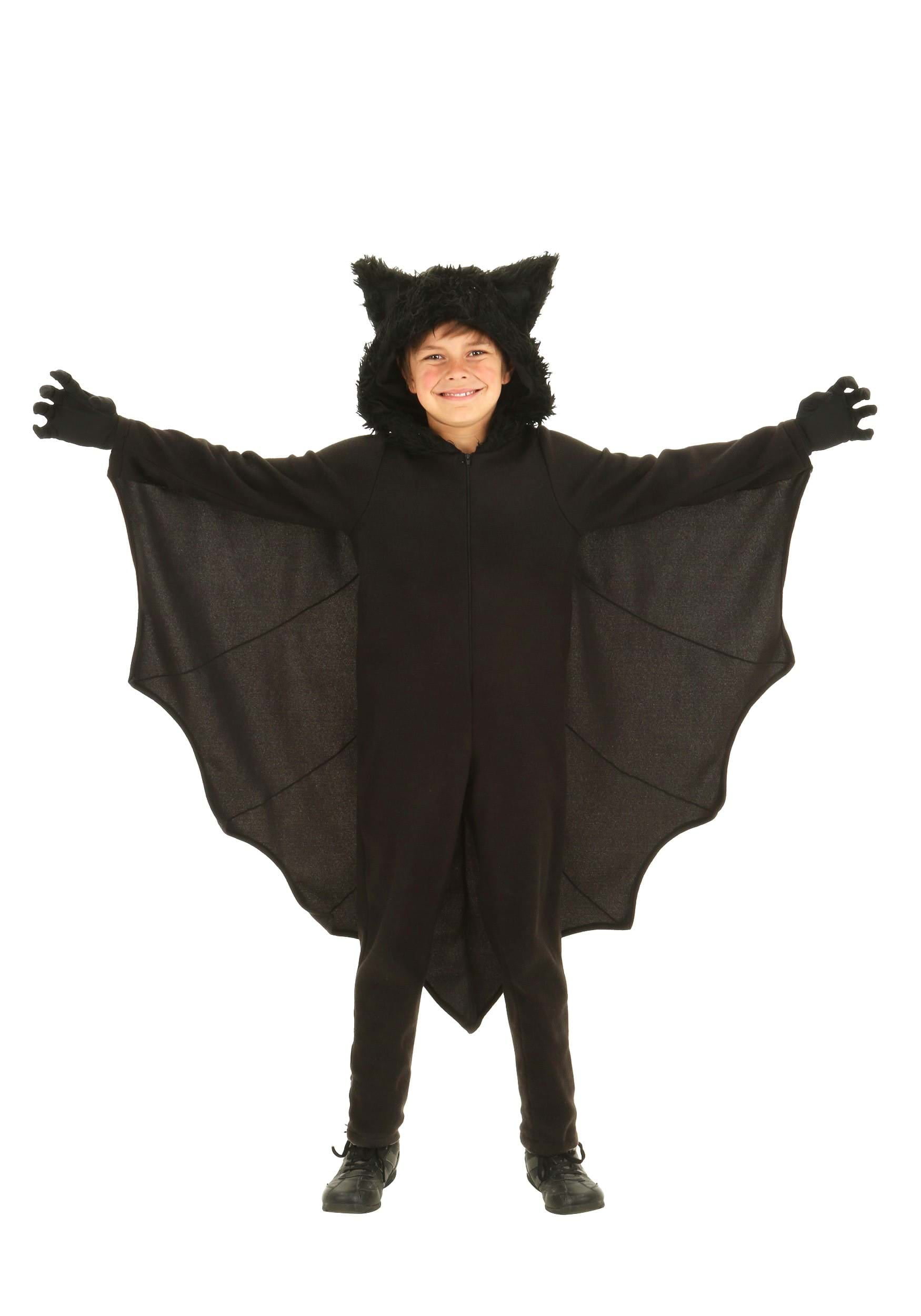 Kids Fleece Bat Costume - Walmart.com