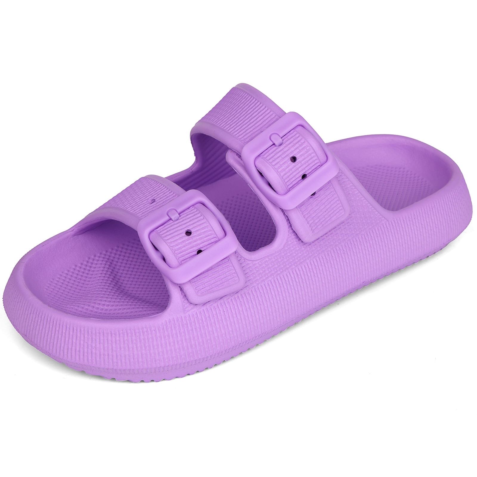 Kids Flip Flops Boys Girls Anti Slip Buckle Slides Adjustable Summer ...