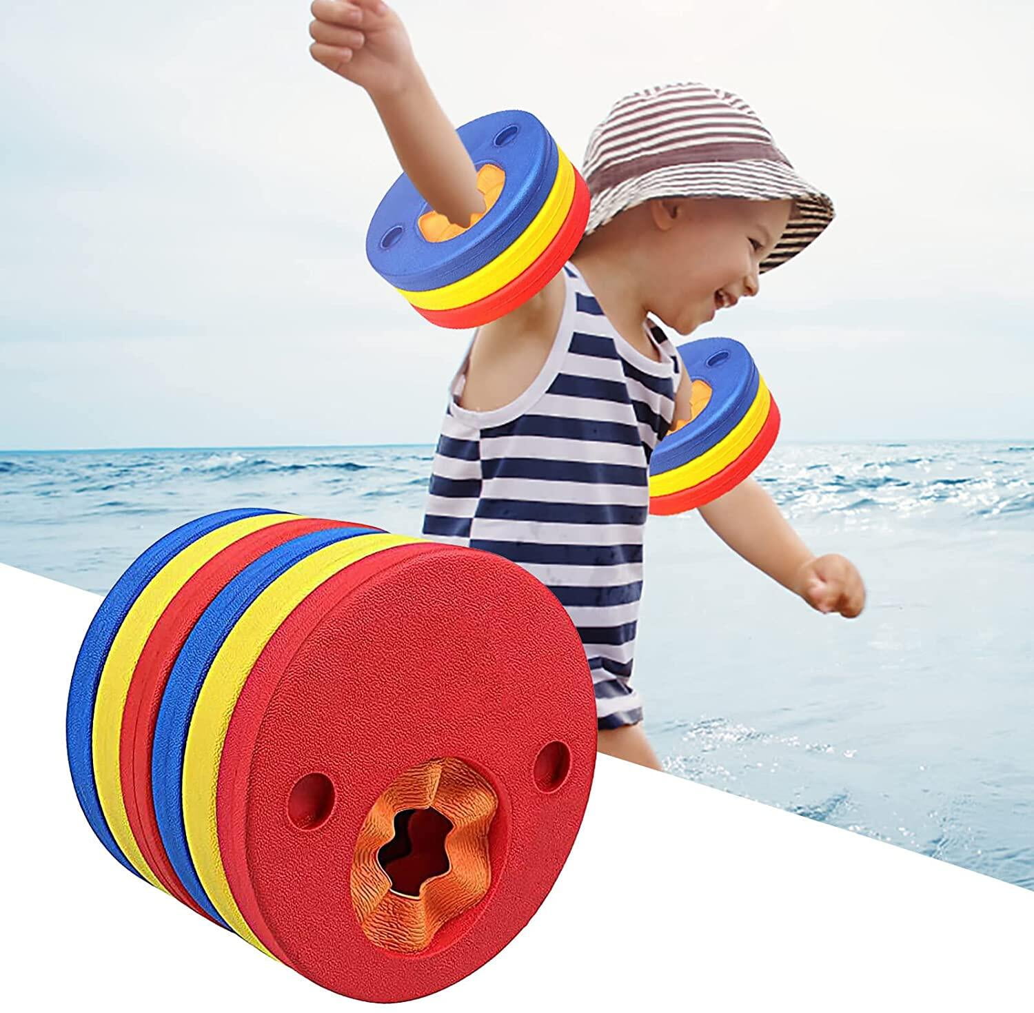Kids Float Discs Swim Arm Bands, Swimming Float Discs EVA Foam Swim Arm ...
