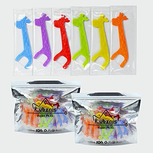 Kids Flossers Individually Wrapped Floss Picks Dental Floss Toddler ...
