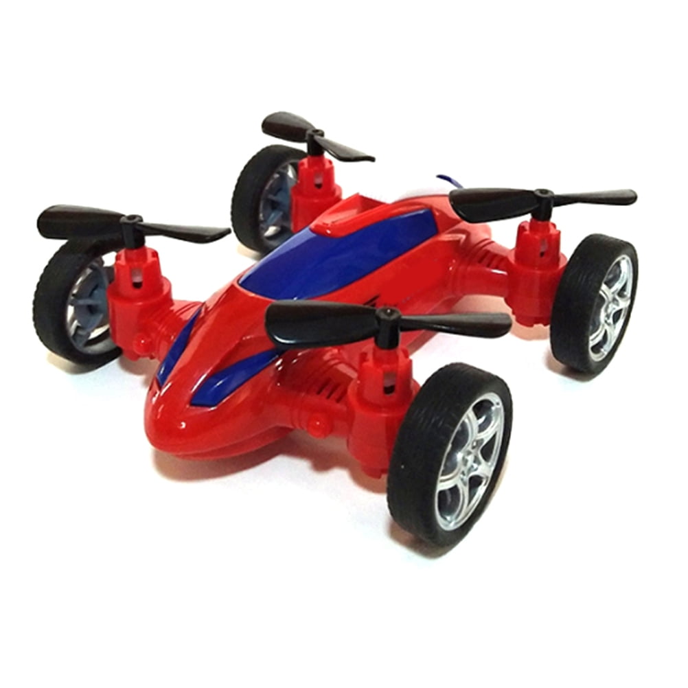Kids Fly Car Toys Inertia Four Axis Friction Powered Cars Model Vehicle ...