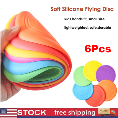 Kids Flying Disc Toy Outdoor Playing Lawn Game Disk Flyer for Children ...