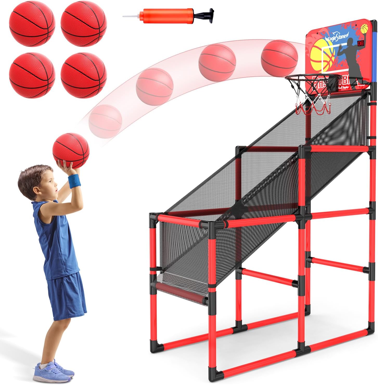 Majik Nothin' But Net Arcade Basketball Shootout Game - Walmart.com