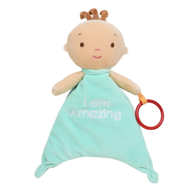 Kids For Culture 10” Positive Pals Blanket Doll with Crinkle and ...