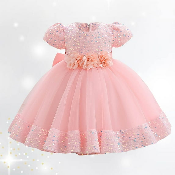 Kids Formal Dresses for Girls Light Pink Girls Dress Tulle Dress Ball ...