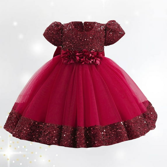 Kids Formal Dresses for Girls Red Girls Dress Tulle Dress Girls Flower Girl Dresses Girls ...