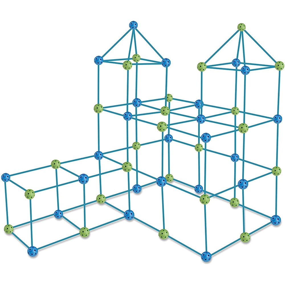 Kids Fort Building Kit - 85 Pieces - 85 pieces - 3.91 - Inspire ...