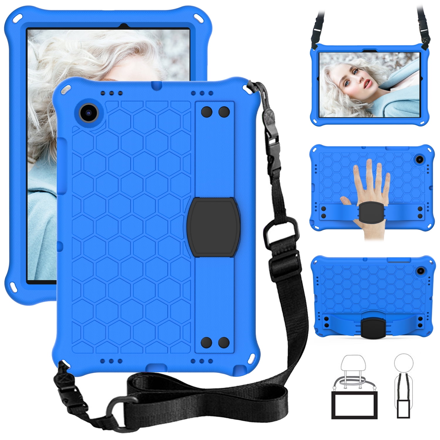 Kids Friendly Tablet Case for Samsung Galaxy Tab A8 10.5" SM-X200/SM ...