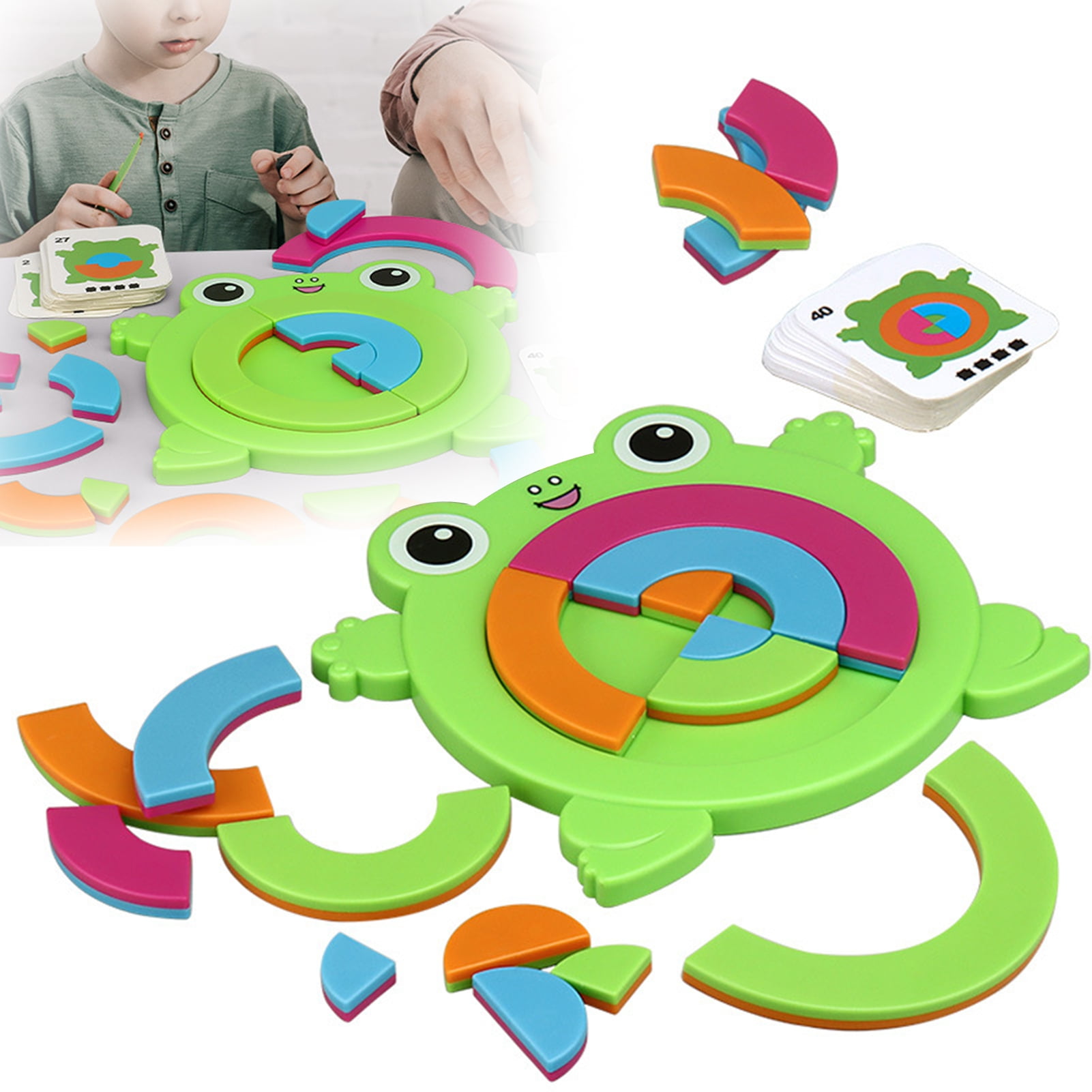 Kids Frog Jigsaw Puzzles Fun - Creative Development Fine Motor Skills ...