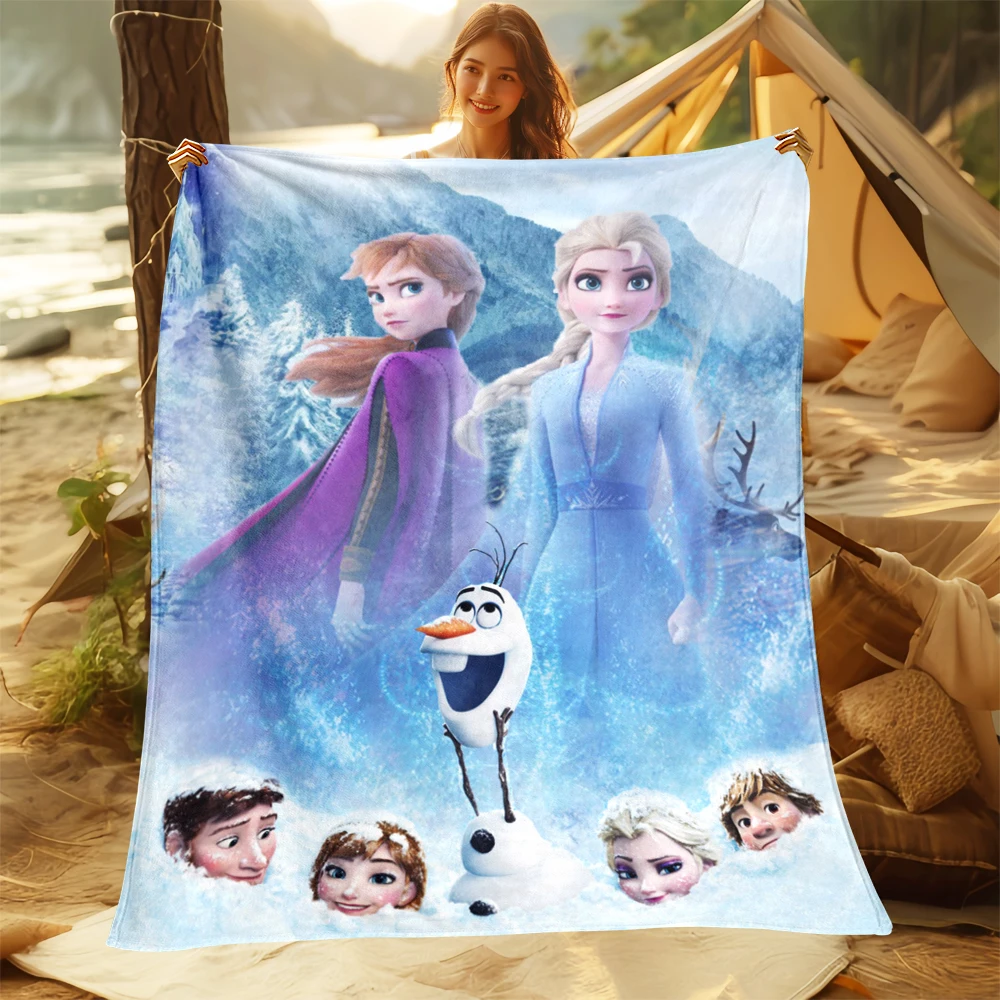 Kids Frozen Elsa Blanket Cartoon Frozen Throw Blankets Super Soft ...
