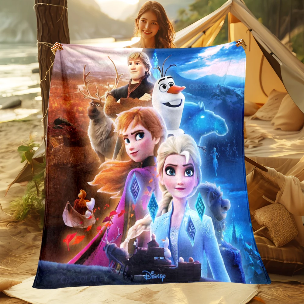 Kids Frozen Elsa Blanket Cartoon Frozen Throw Blankets Super Soft Lightweight Elsa Throw Blanket ...