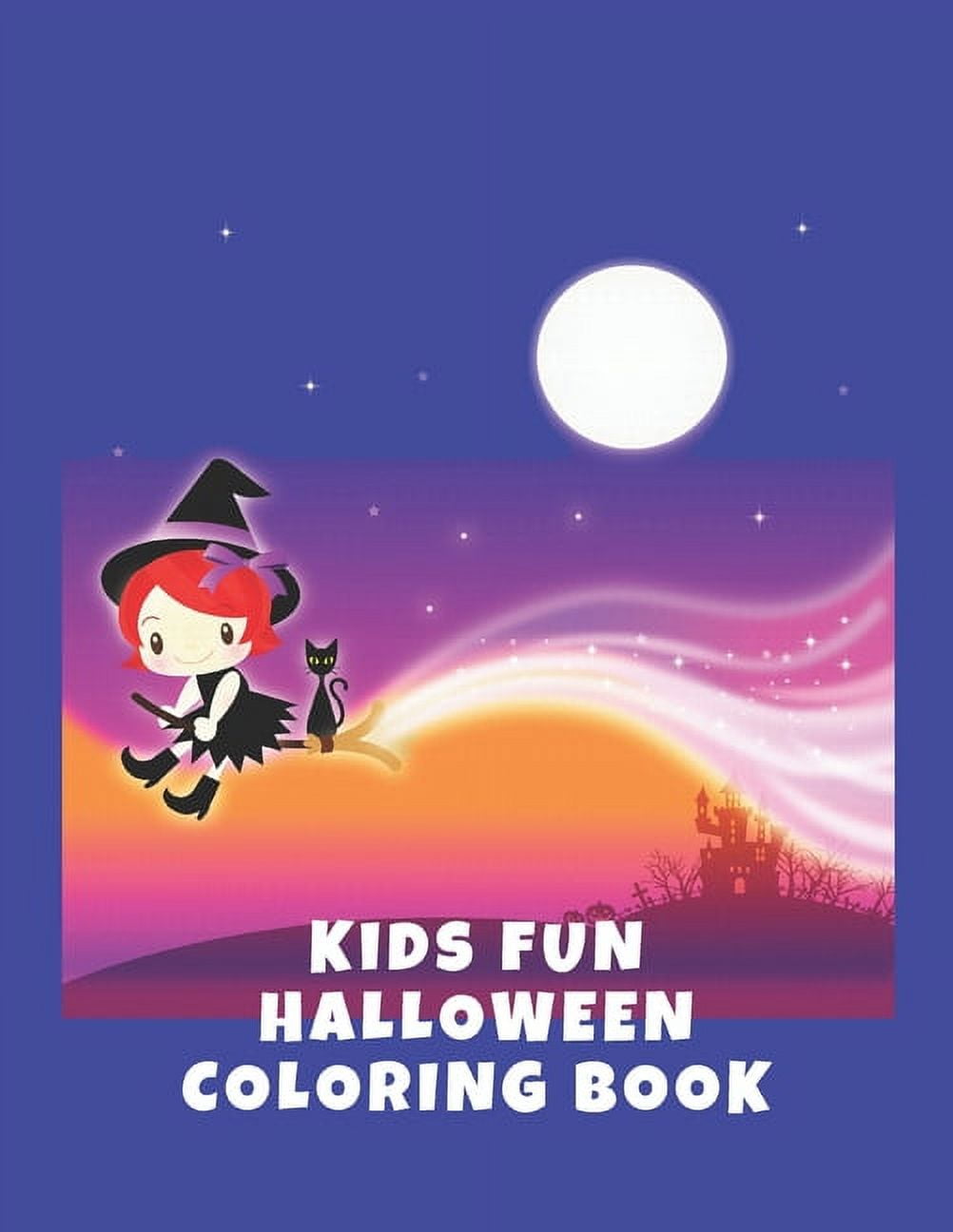Kids Fun Halloween Coloring Book: Coloring Book For Kids, Holiday ...
