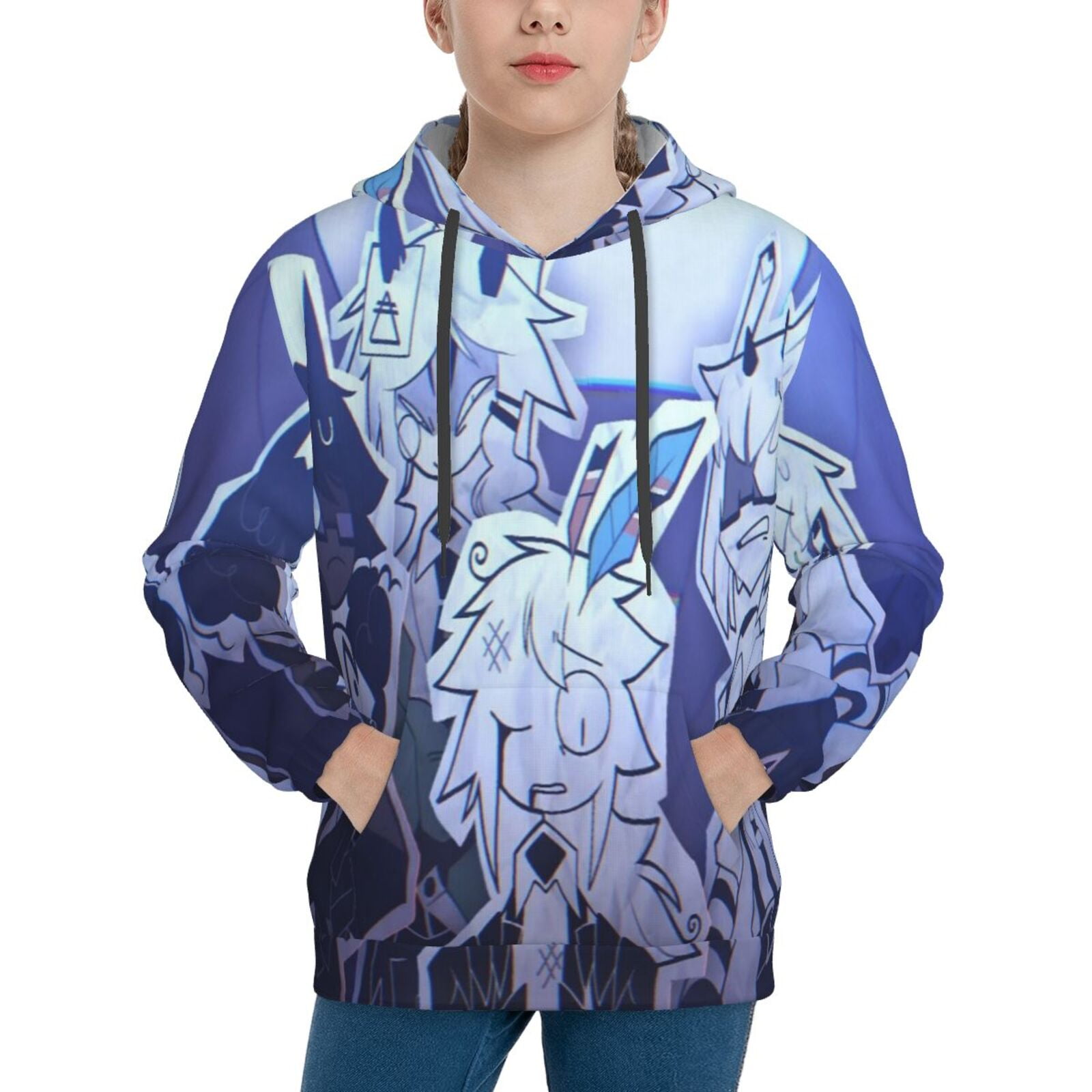 Kids Fundamental Paper Education Pullover Hoodie Realistic 3d Print ...