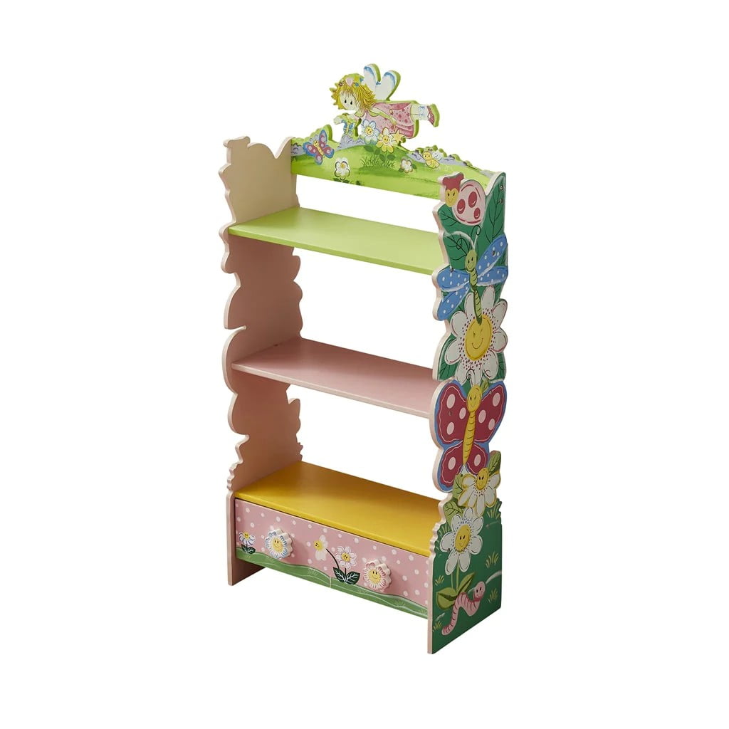 Kids Funnel Olivia the Fairy Girls Hand Painted 3 Tier Flower Bookcase ...
