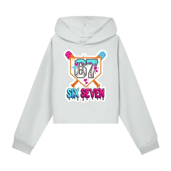 Kids Funny 67 Hoodies Sweatshirt Rap Thin Long Sleeve Crewneck Pullover ...