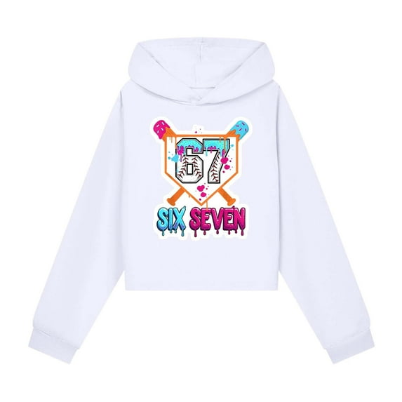 Kids Funny 67 Hoodies Sweatshirt Rap Thin Long Sleeve Crewneck Pullover ...