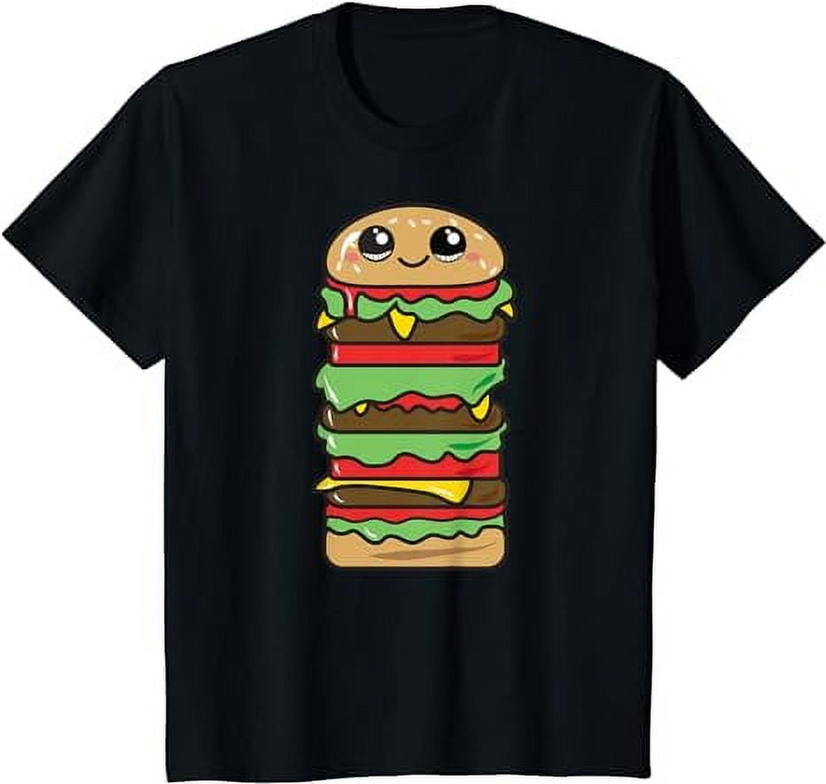 Kids Funny Hamburger Burger Eat Food Boys Girls & T Shirt Design T ...
