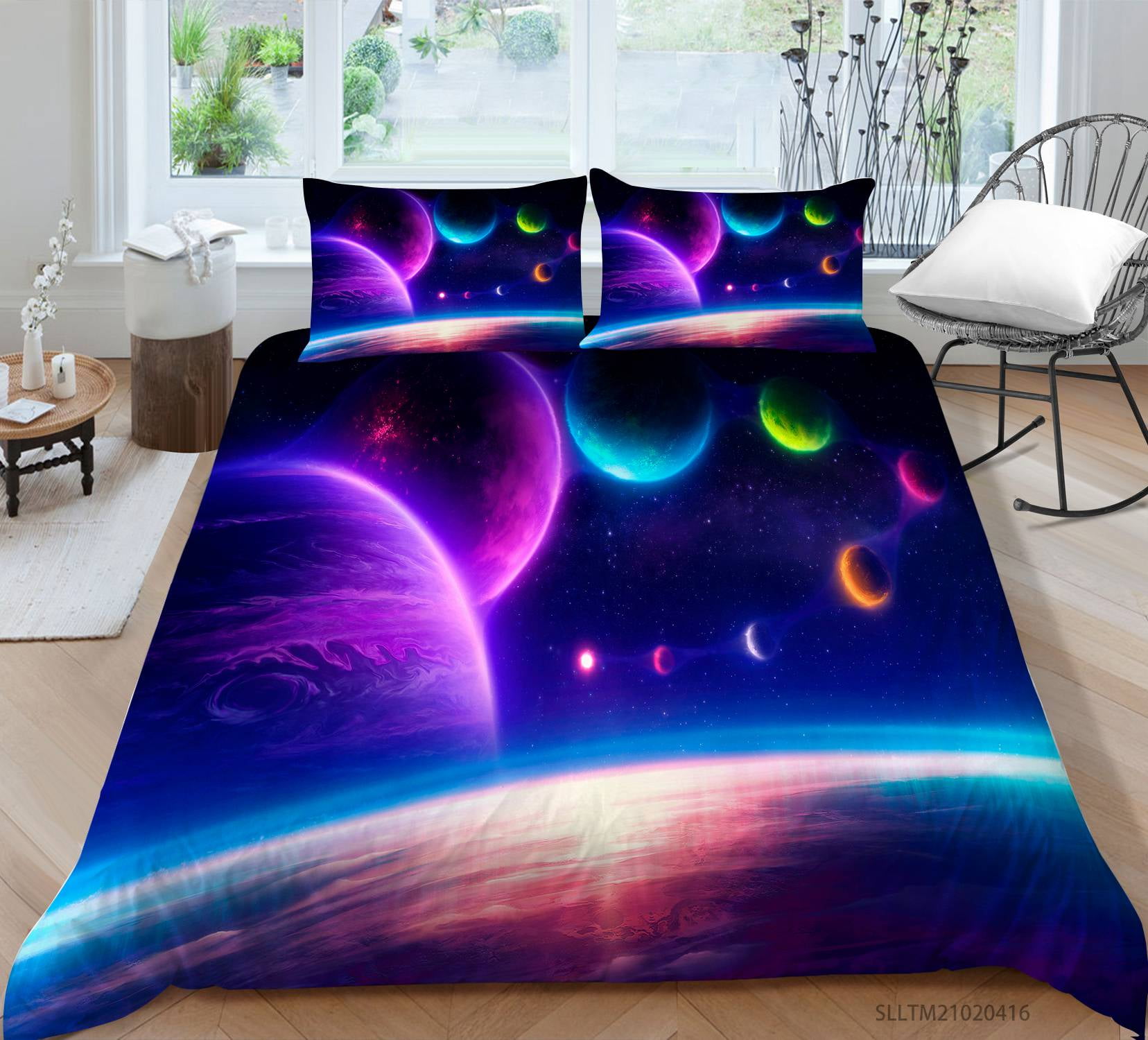 Boys Bedspread With Solar System