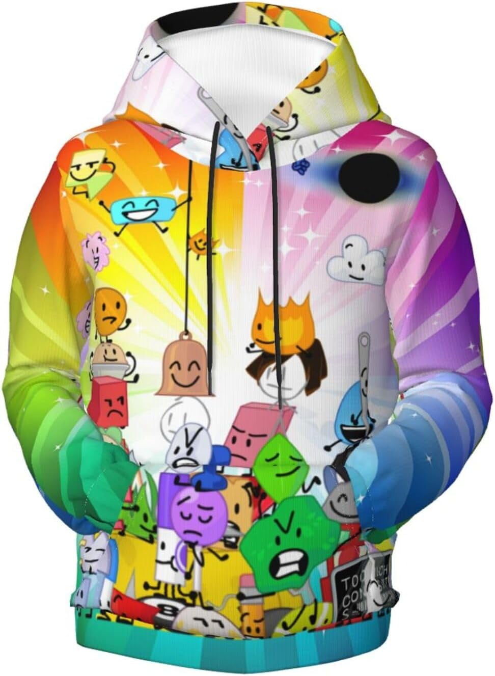 Kids Game Battle for Dream Island Bfdi Pullover Hoodies Unisex 3D ...