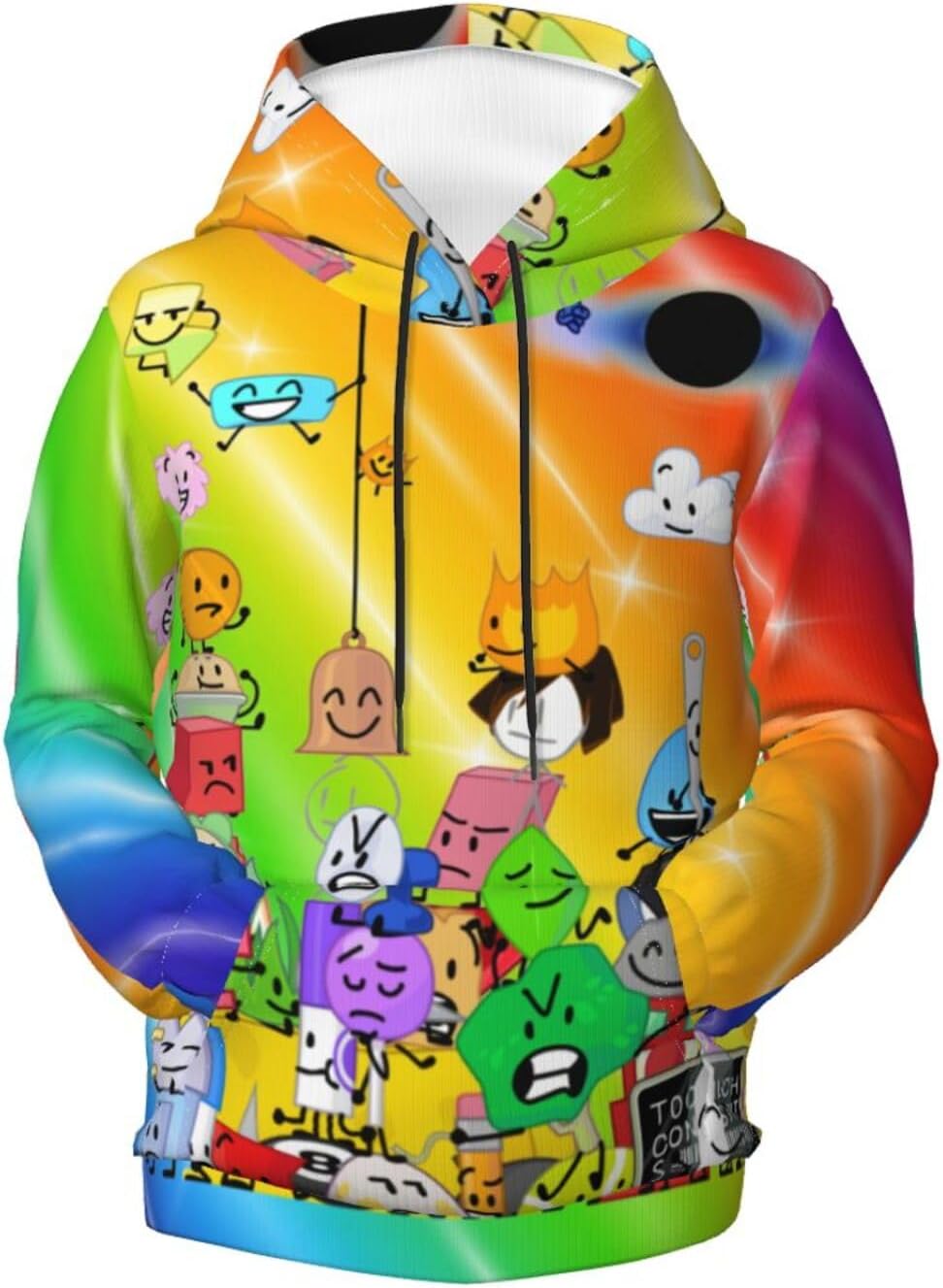 Kids Game Battle for Dream Island Bfdi Pullover Hoodies Unisex 3D ...