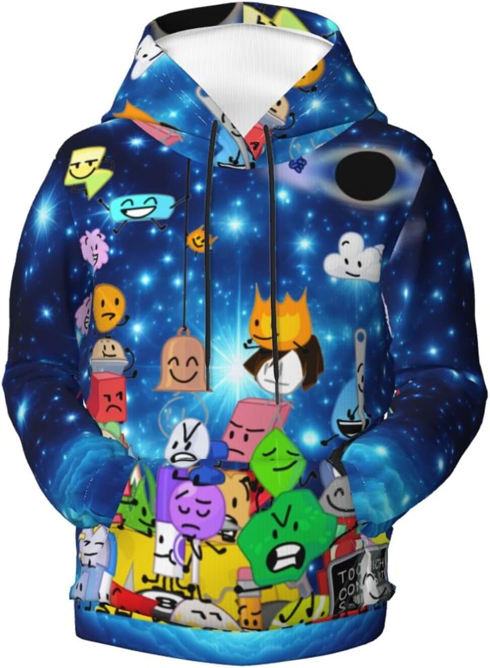 Kids Game Battle for Dream Island Bfdi Pullover Hoodies Unisex 3D ...