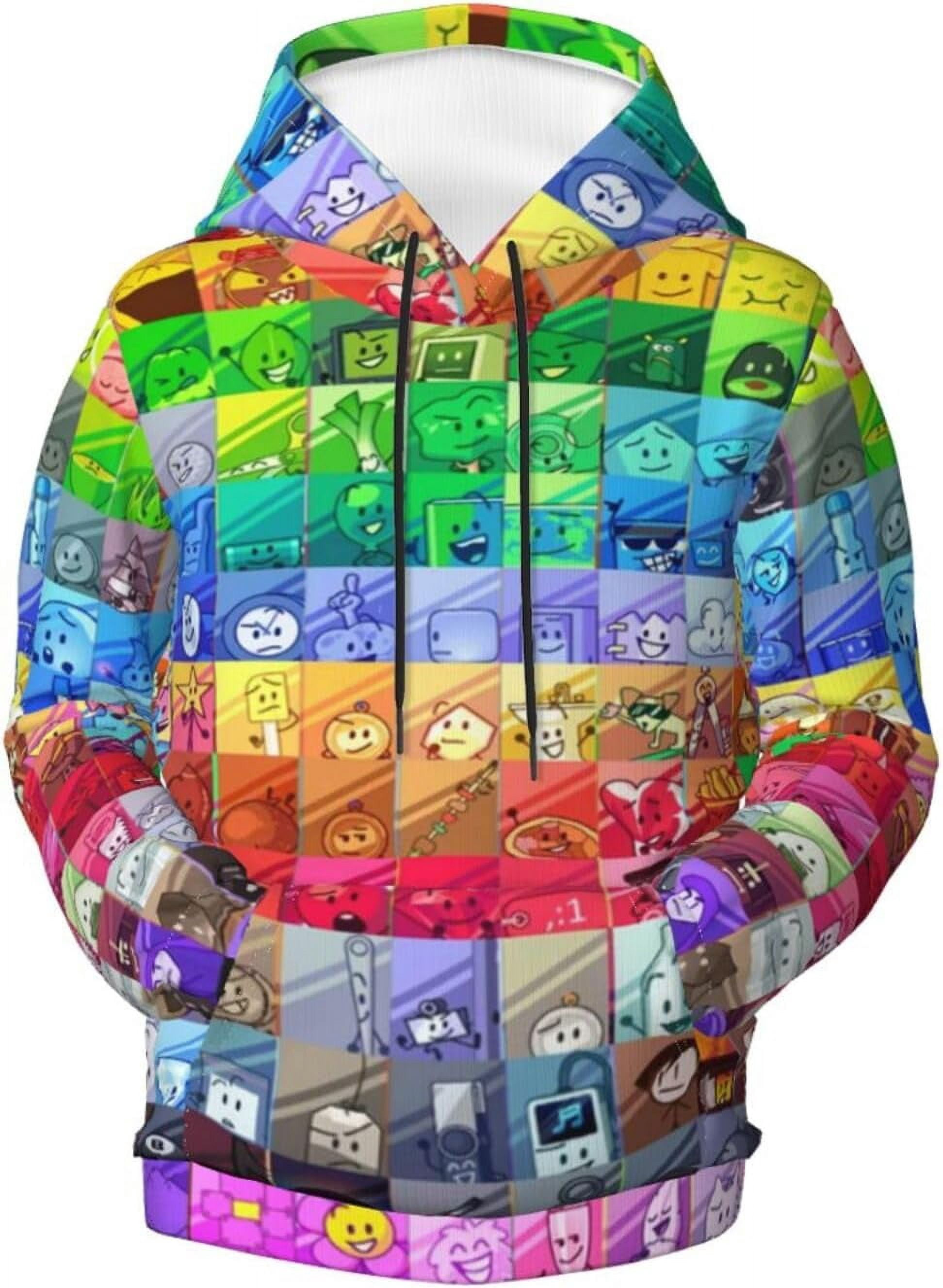 Kids Game Battle for Dream Island Bfdi Pullover Hoodies Unisex 3D ...