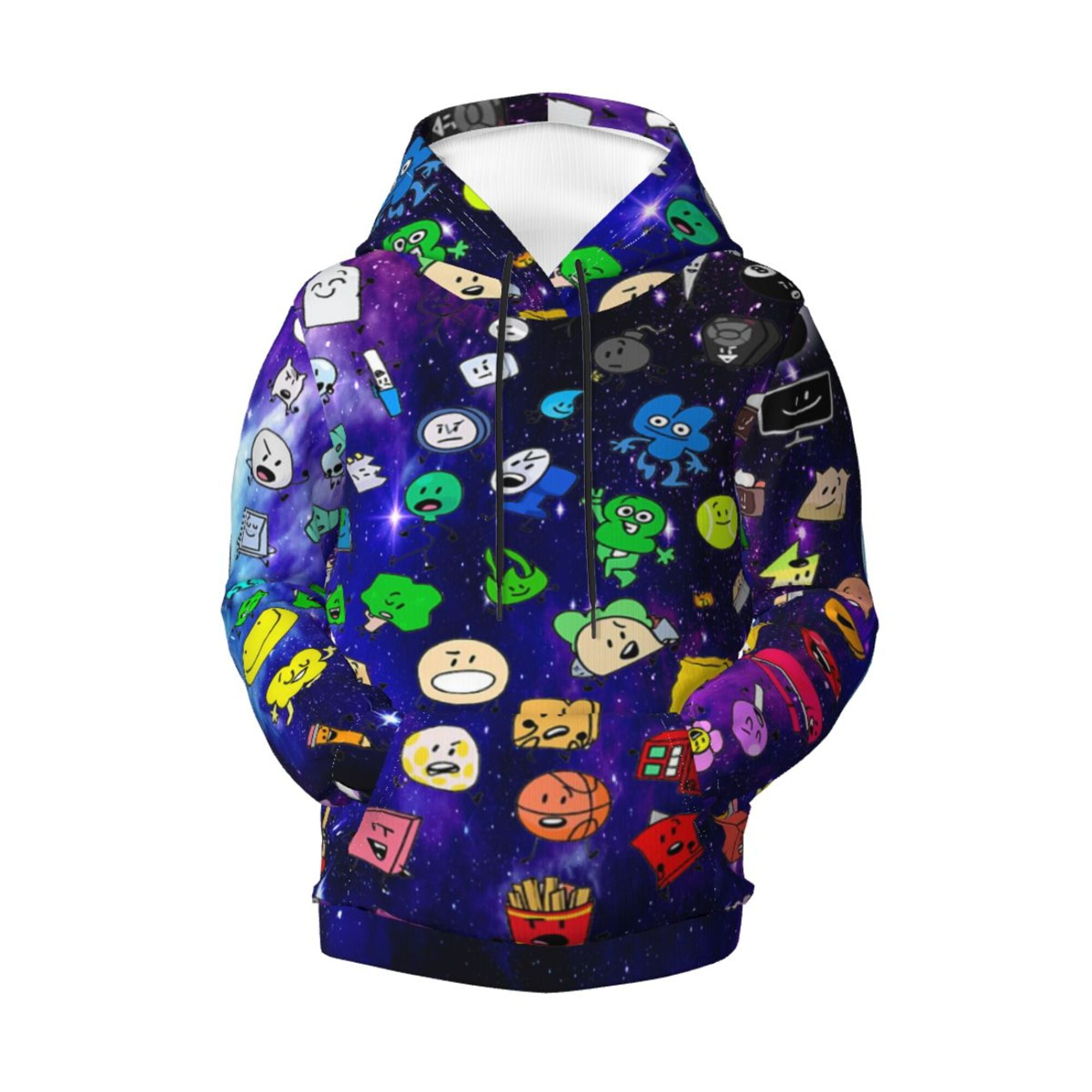 Kids Game Bfdi Battle For Dream Island Pullover Hoodie With Pocket ...