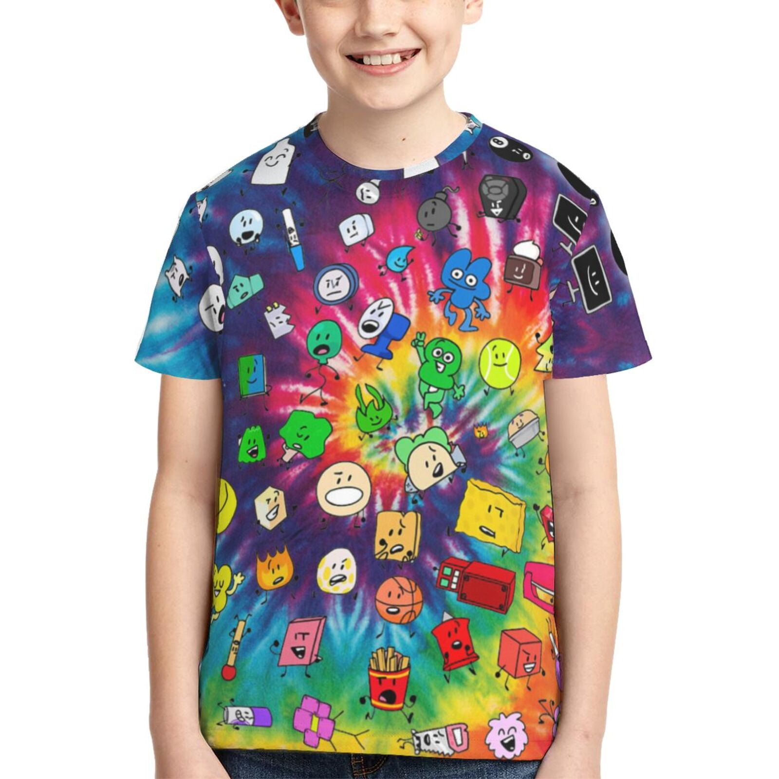 Kids Game Game BFDI Battle For Dream Island T-Shirts Youth 3D Print ...