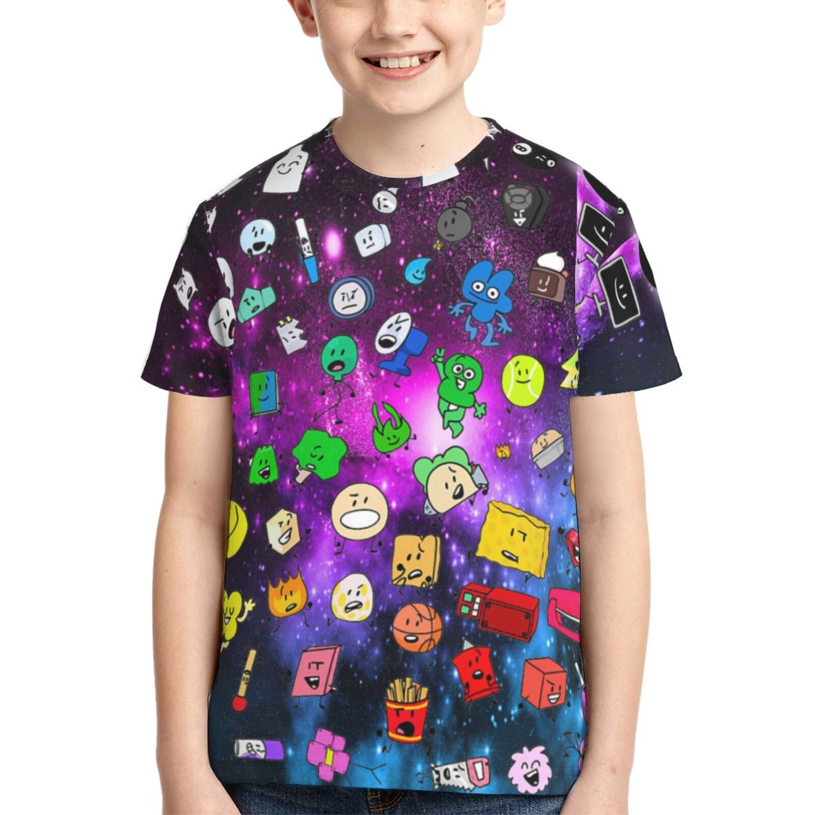 Kids Game Game BFDI Battle For Dream Island T-Shirts Youth 3D Print ...