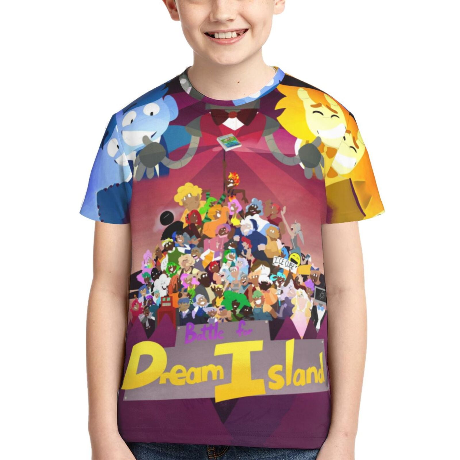Kids Game Game BFDI Battle For Dream Island T-Shirts Youth 3D Print ...