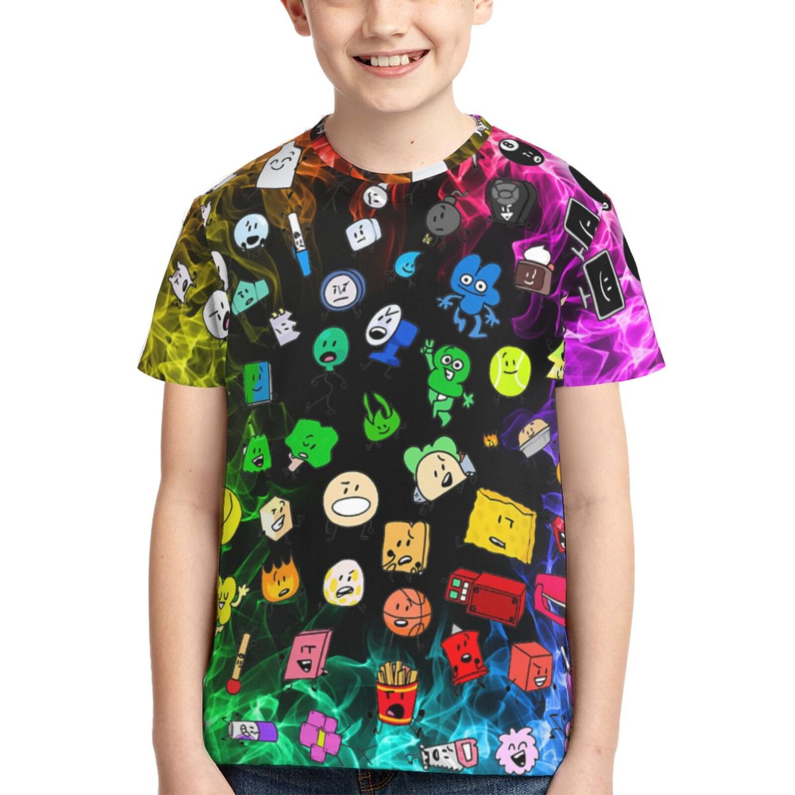 Kids Game Game BFDI Battle For Dream Island T-Shirts Youth 3D Print ...