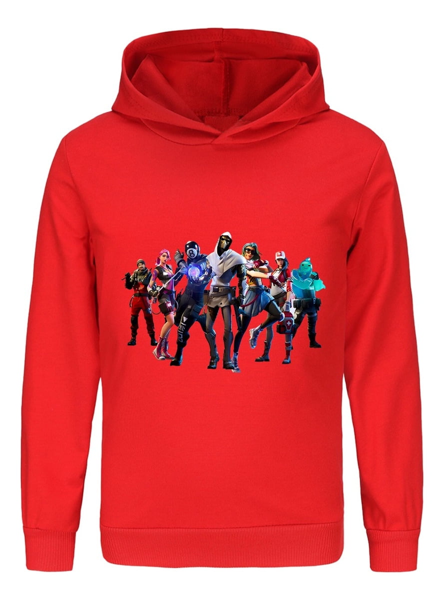 Kids Gaming Sweatshirt – Fortnite-Themed Character Print Hoodie for ...