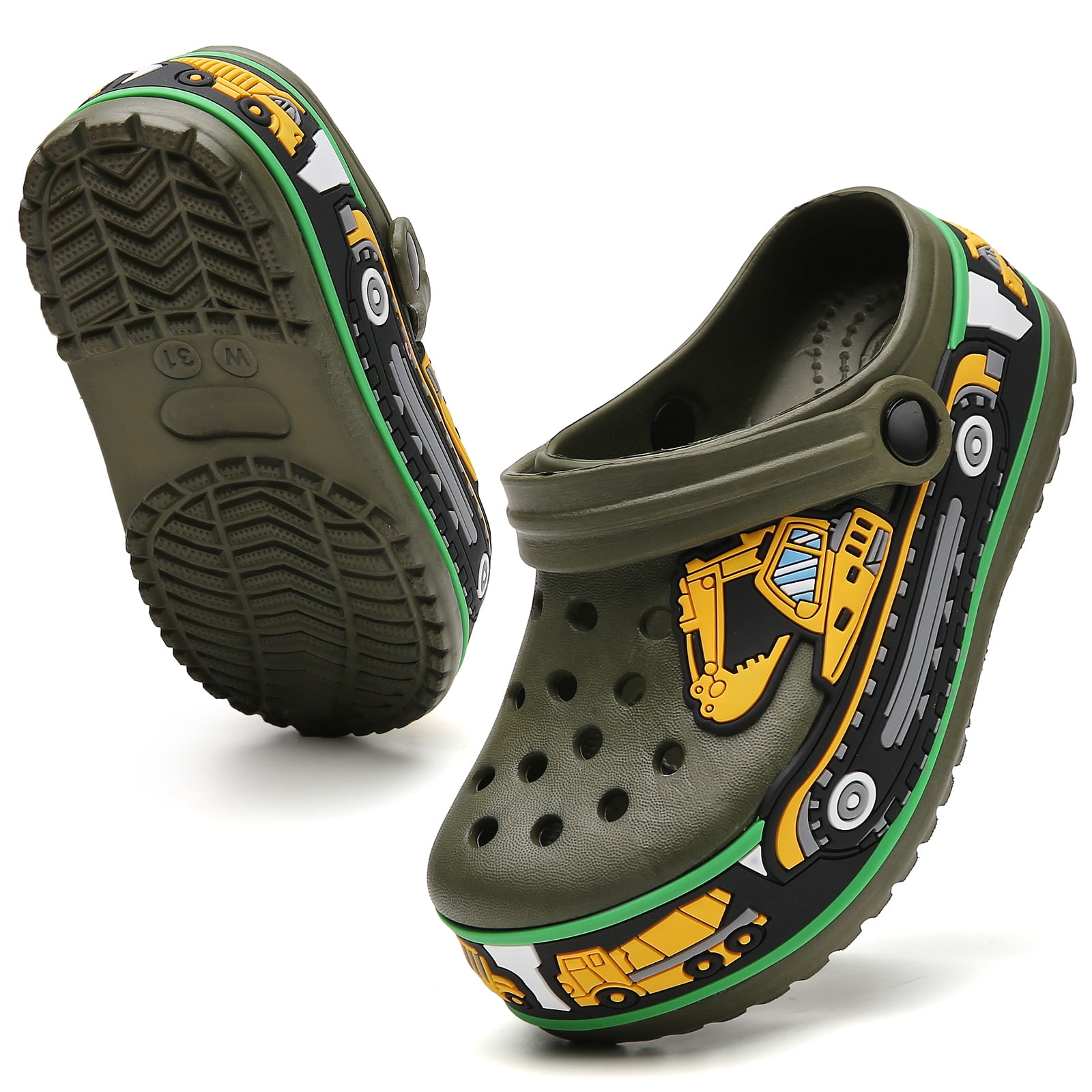 Kids Garden Clogs Boys Clogs Cute Cartoon Girls Water Clogs Home Room ...