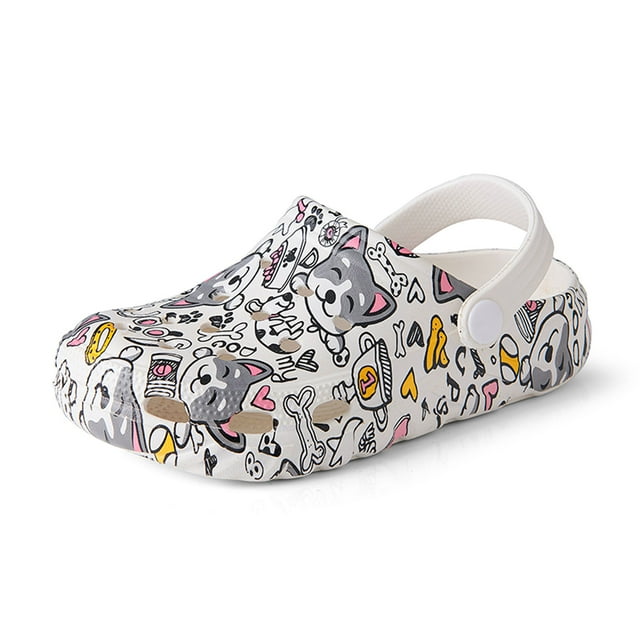 Kids Garden Shoes Boys Girls Cartoon Clogs Beach Pool Slippers Sandals ...