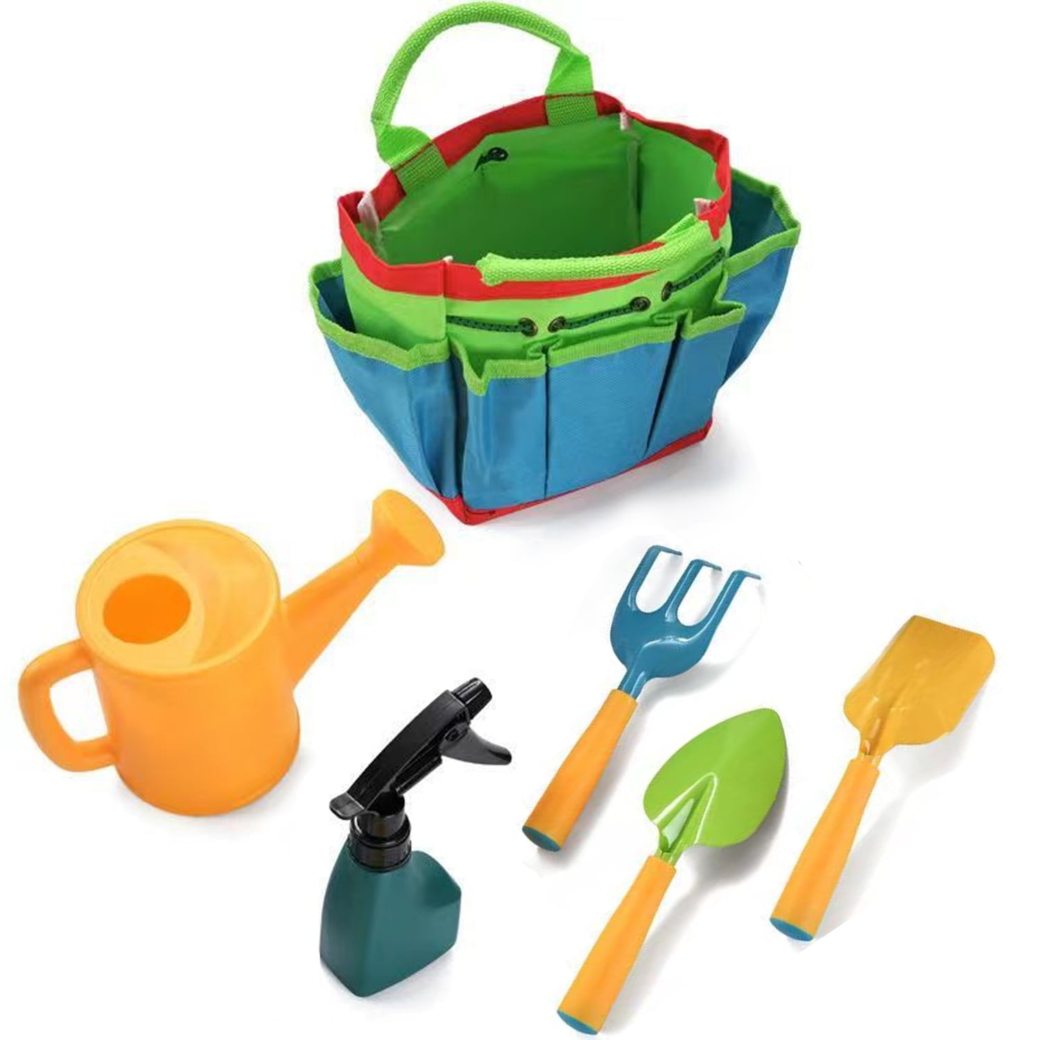 Kids Gardening Set, 6Pcs Kids Gardening Tools Shovel Rake Trowel ...