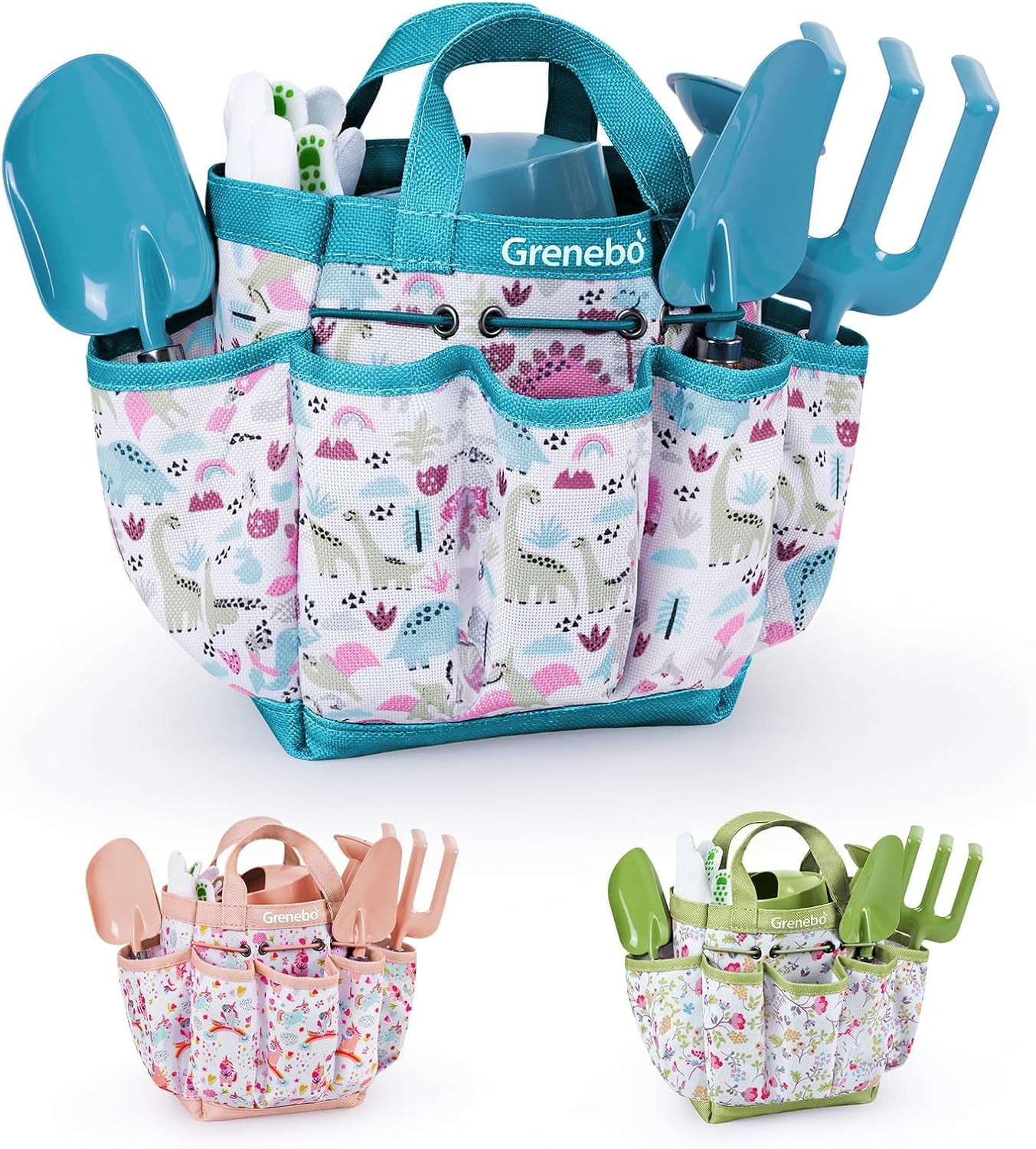 Kids Gardening Set Toys, Quality Garden Tool Kit for Kids and Toddlers ...