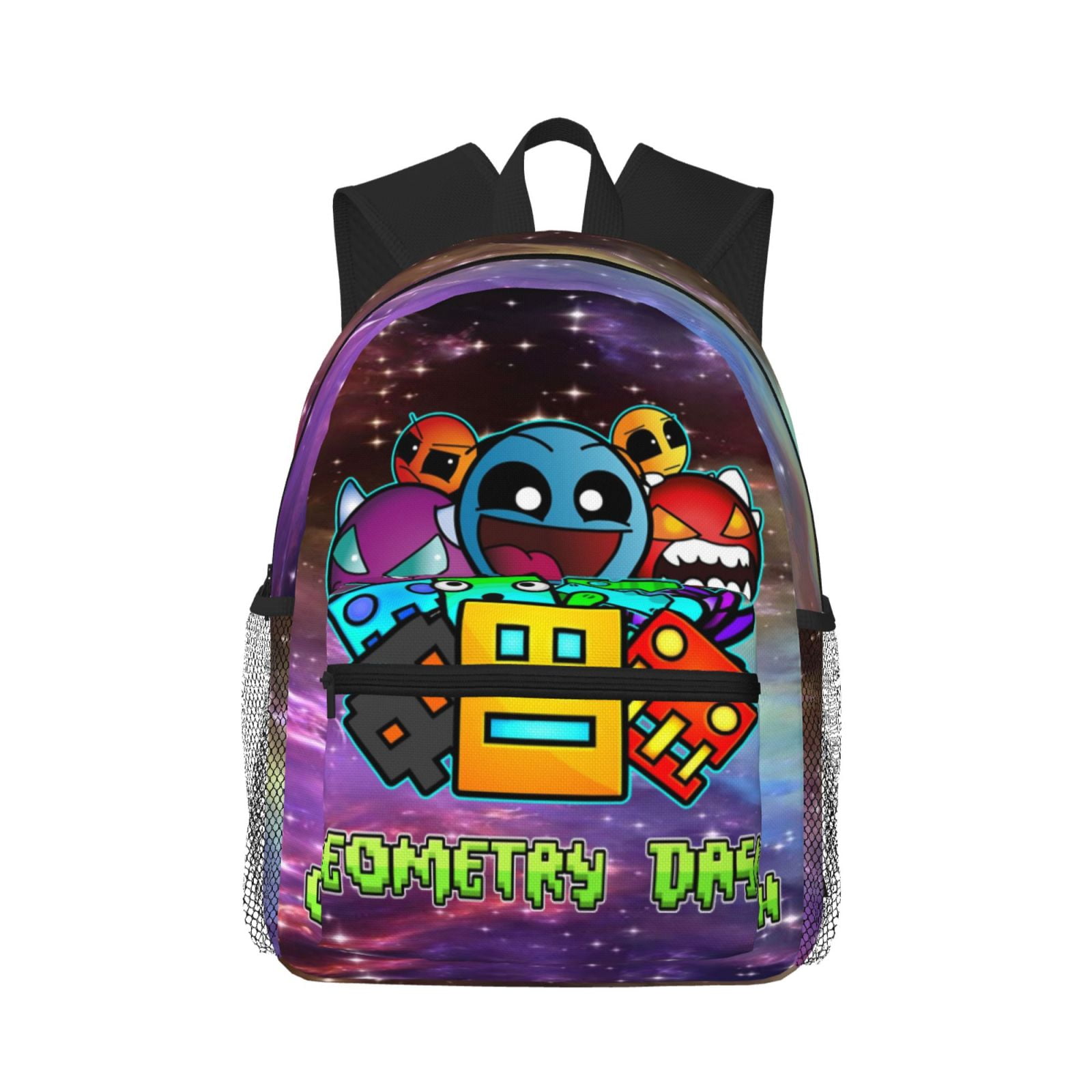 Geometry Dash Backpack Lightweight Travel Daypack Bookbag Adjustable ...
