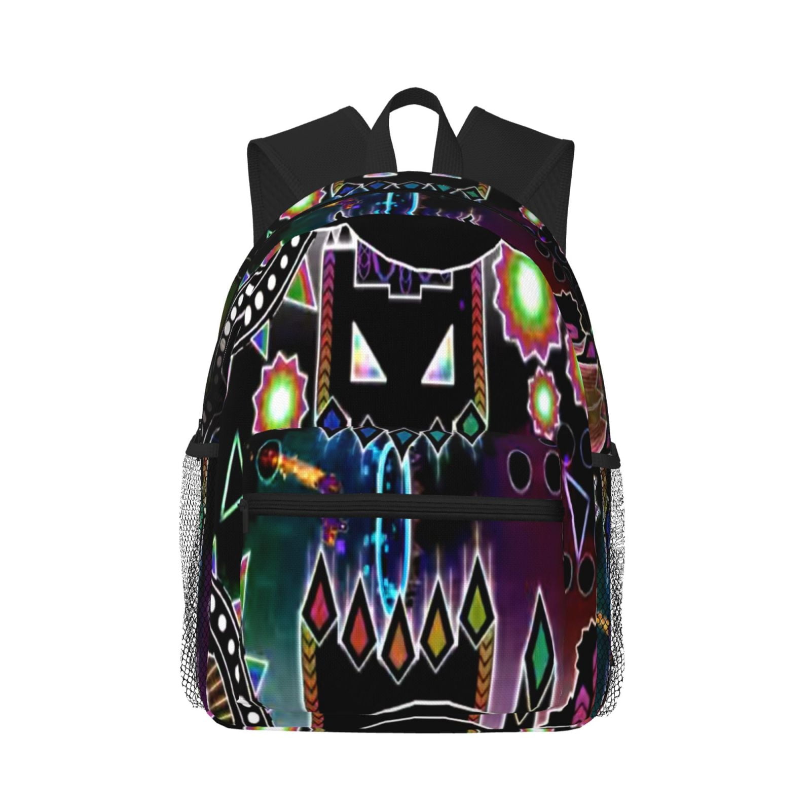 Geometry Dash Backpack Lightweight Travel Daypack Bookbag Adjustable ...