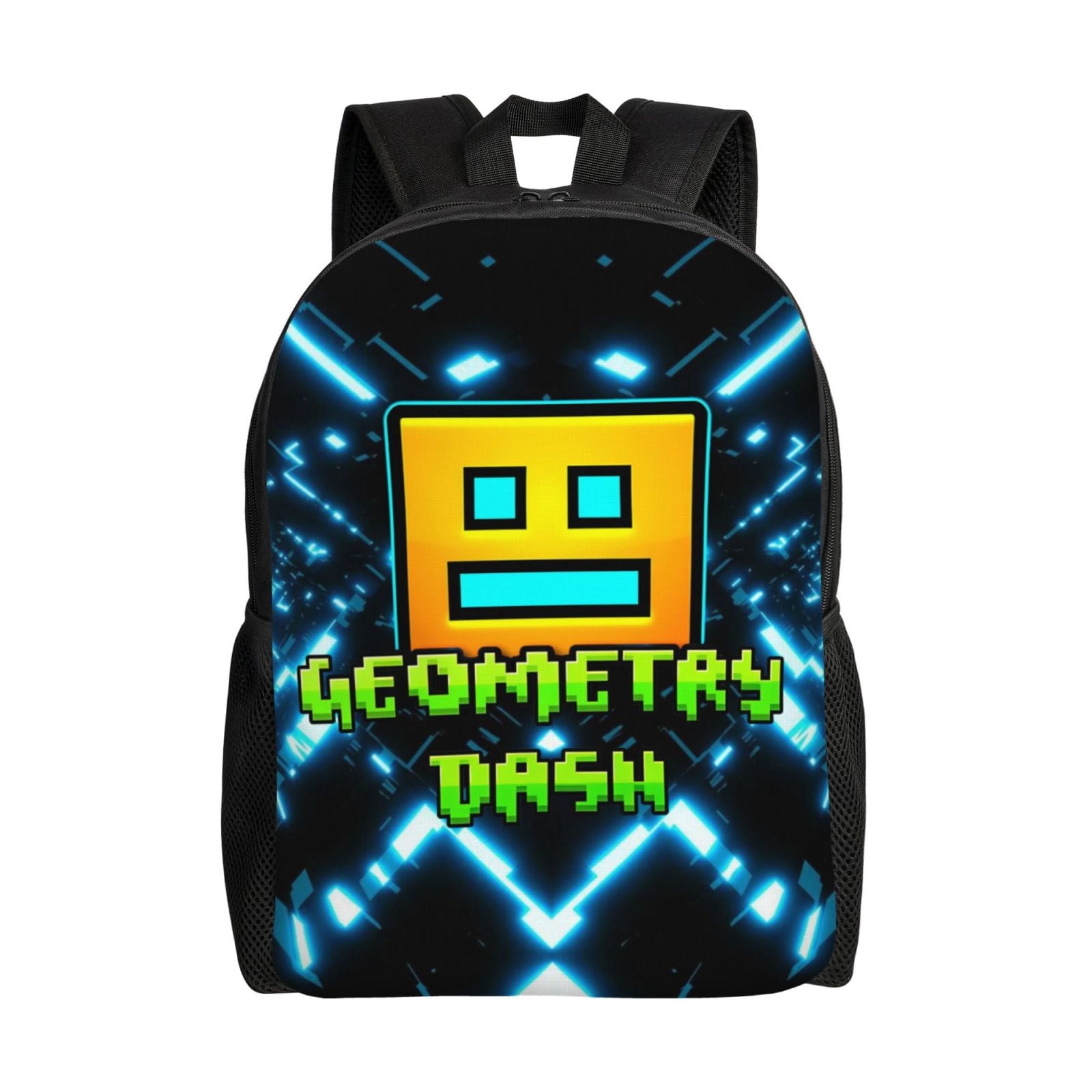 Geometry Dash Backpacks Bookbag Casual Daypack Backpacks for Travel ...