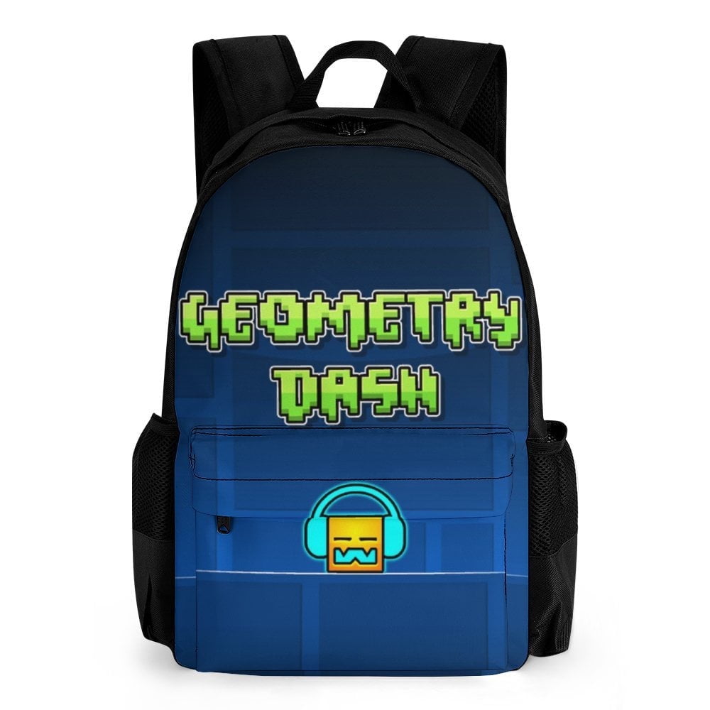 Geometry Dash Backpacks Bookbag Casual Daypack Backpacks for Travel ...