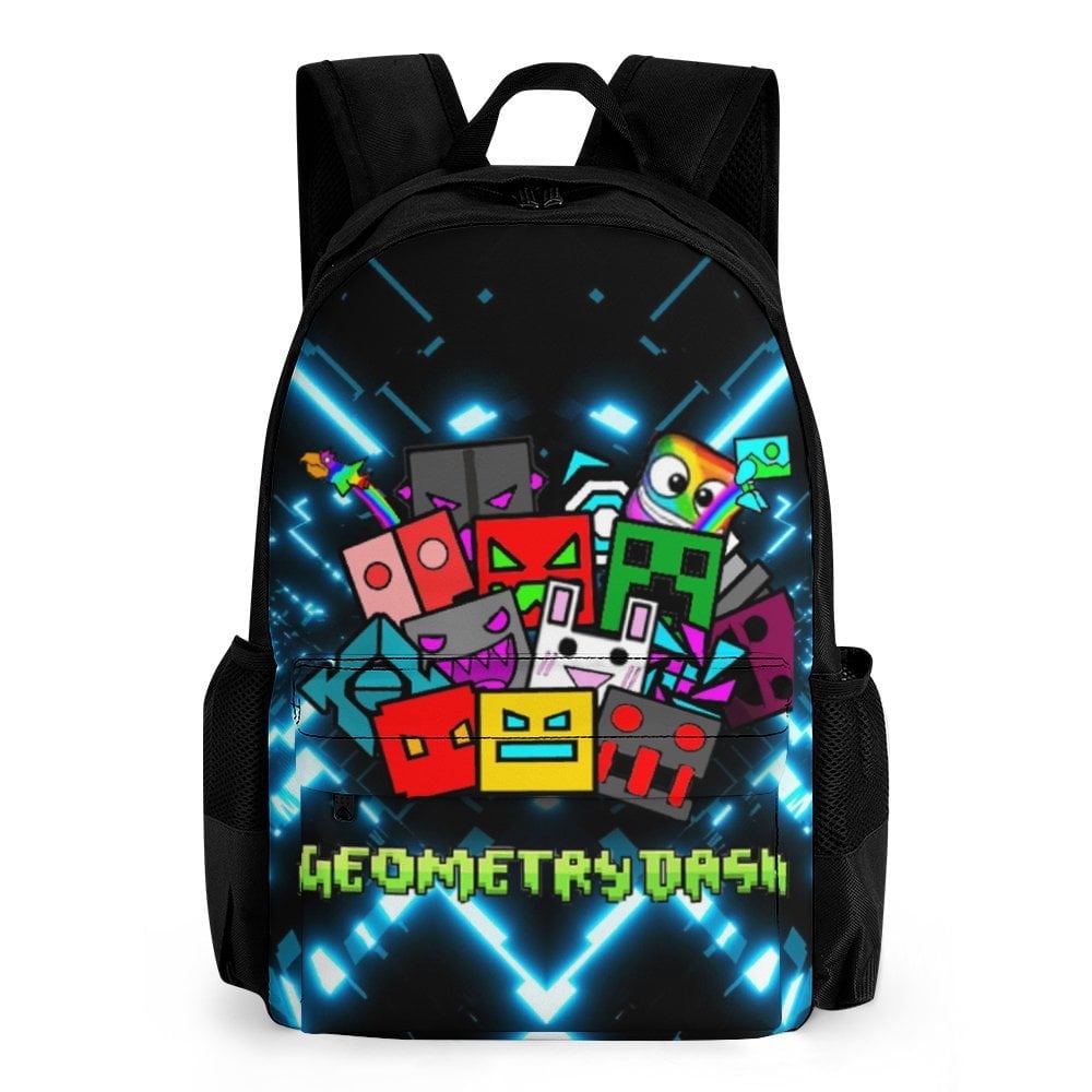 Geometry Dash Geometry Dash Backpacks Bookbag Casual Daypack Backpacks ...